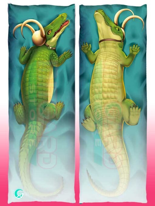 Alligator Loki Body pillow case - Mitgardreams