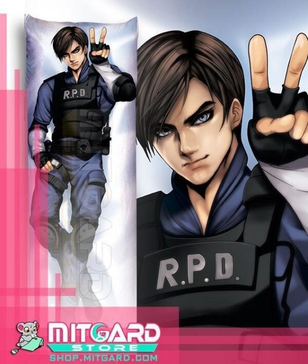 Leon Scott Kennedy V2 Body pillow case - Mitgardreams