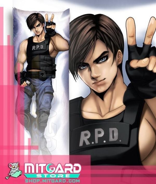 Leon Scott Kennedy V2 Body pillow case - Mitgardreams