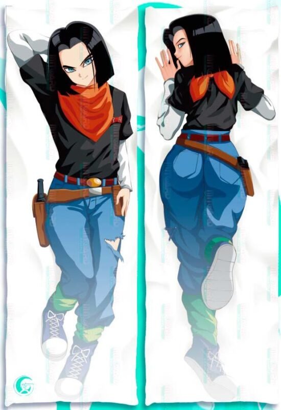 Android 17 v2 Dakimakura Body pillow cover
